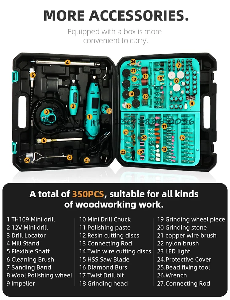 Mini Electric Grinder Set - Versatile Power Tools