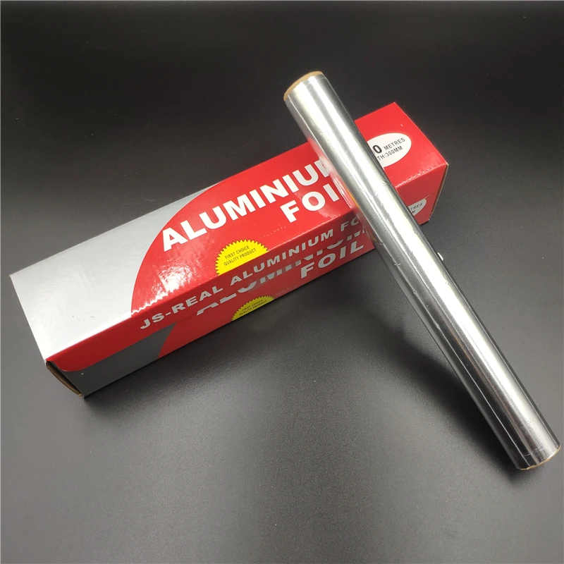 Aluminum Foil Roll For Kitchen Food Use Heavy Duty Thickness For Catering Bbq Aluminium Foil ...