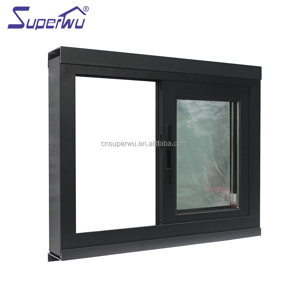 Aluminium Sliding Window With Single Double Laminated Safety Glazing ...