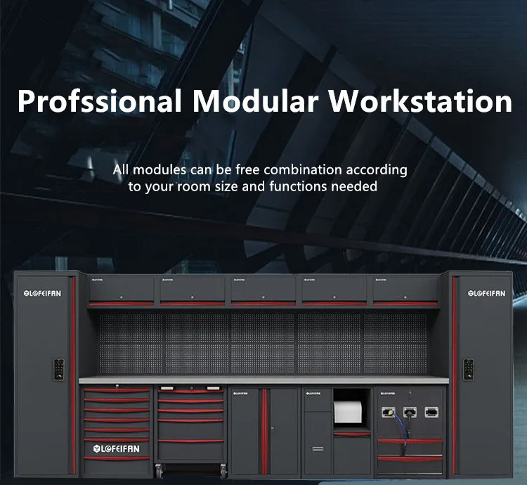 New Design Multi-Functional Workstation Modular Workbench Heavy-Duty ...