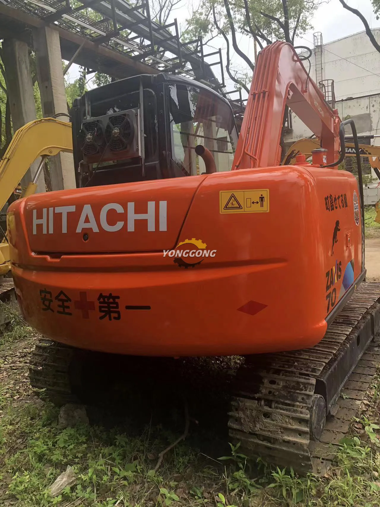 Secondhand 7 Ton Japanese Hitachi Zaxis 70 Excavator ZX70 Hiachi Digger / Zx70 Used Excavator ...