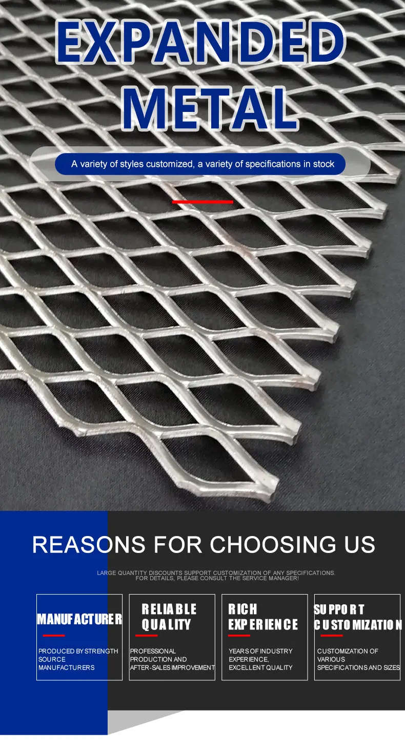 Electro Galvanized Expanded Metal Mesh - Buy Expanded Metal Mesh ...