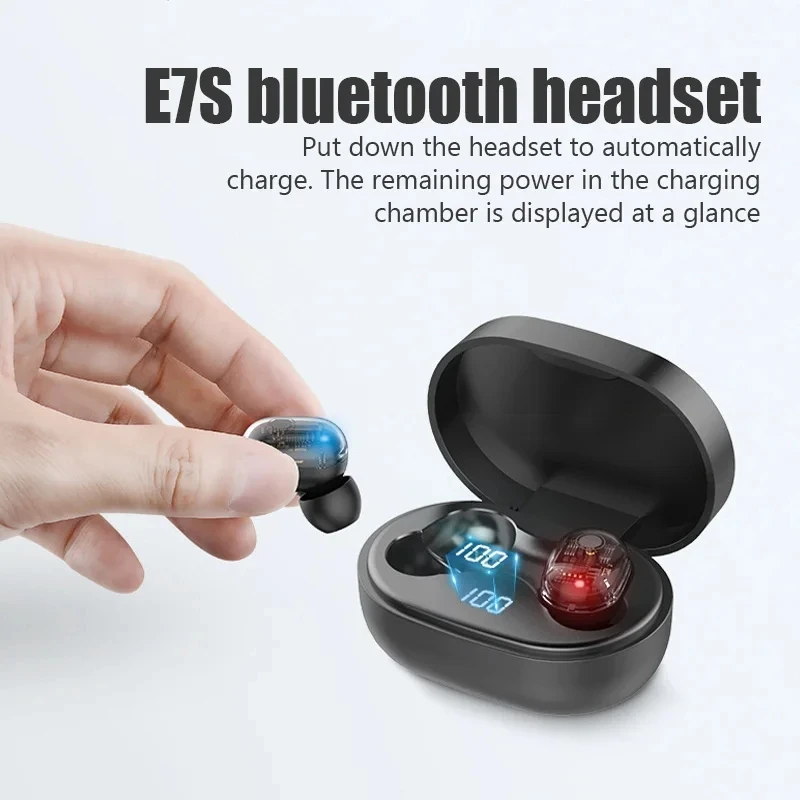 E7S TWS Wireless Headsets - Active Noise Cancelling Earbuds