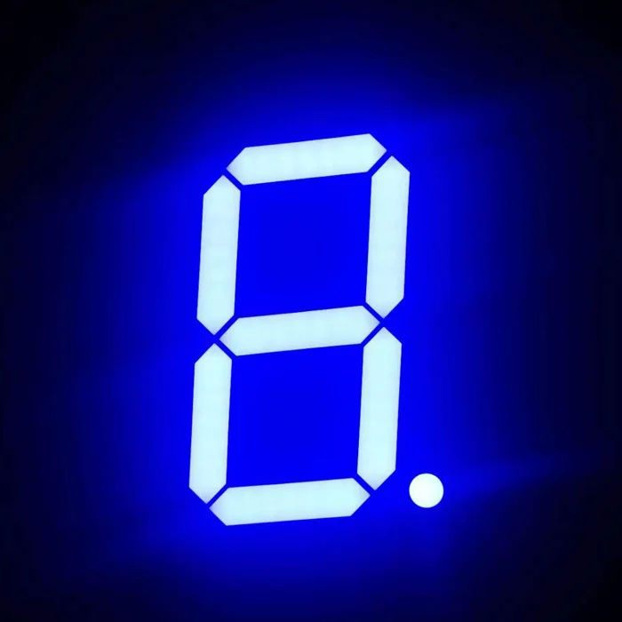 Large 6 Inch Single Digit Blue Color 7 Segment Led Display Led Module ...