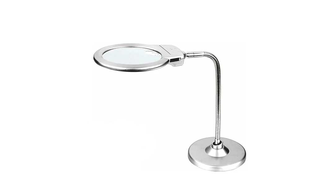 2x 6x Illuminated Reading Sewing Embroidery Magnifying Glass Desttop ...