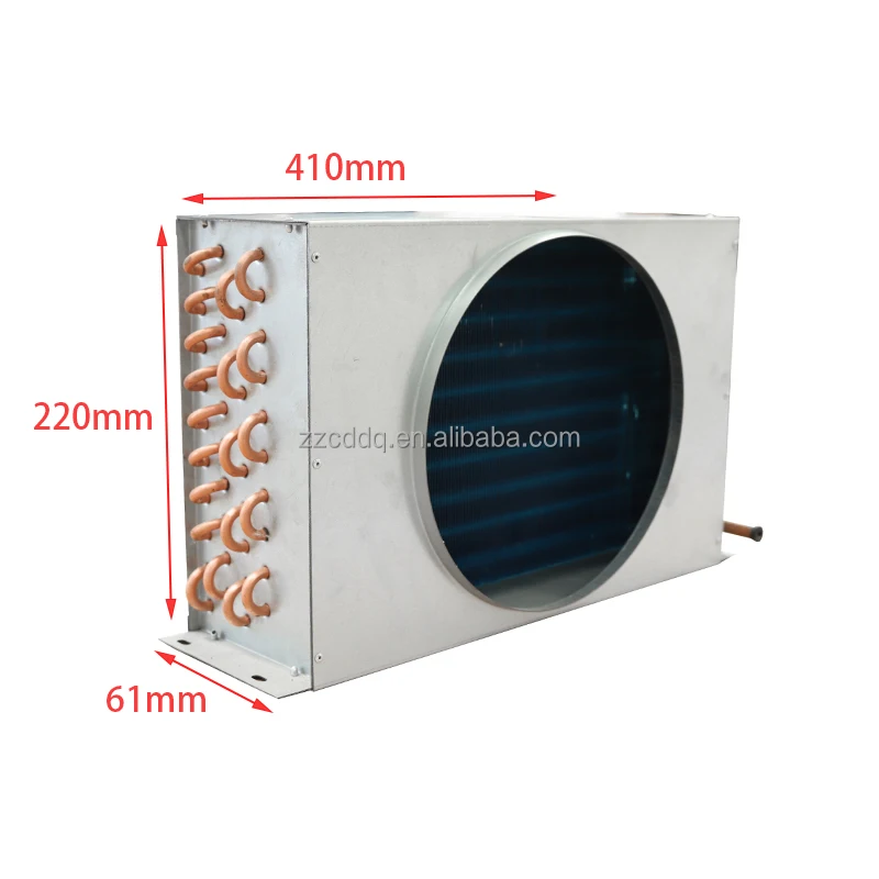 Copper Tube Single Duct Condenser For Cold Water Circulation - Buy ...