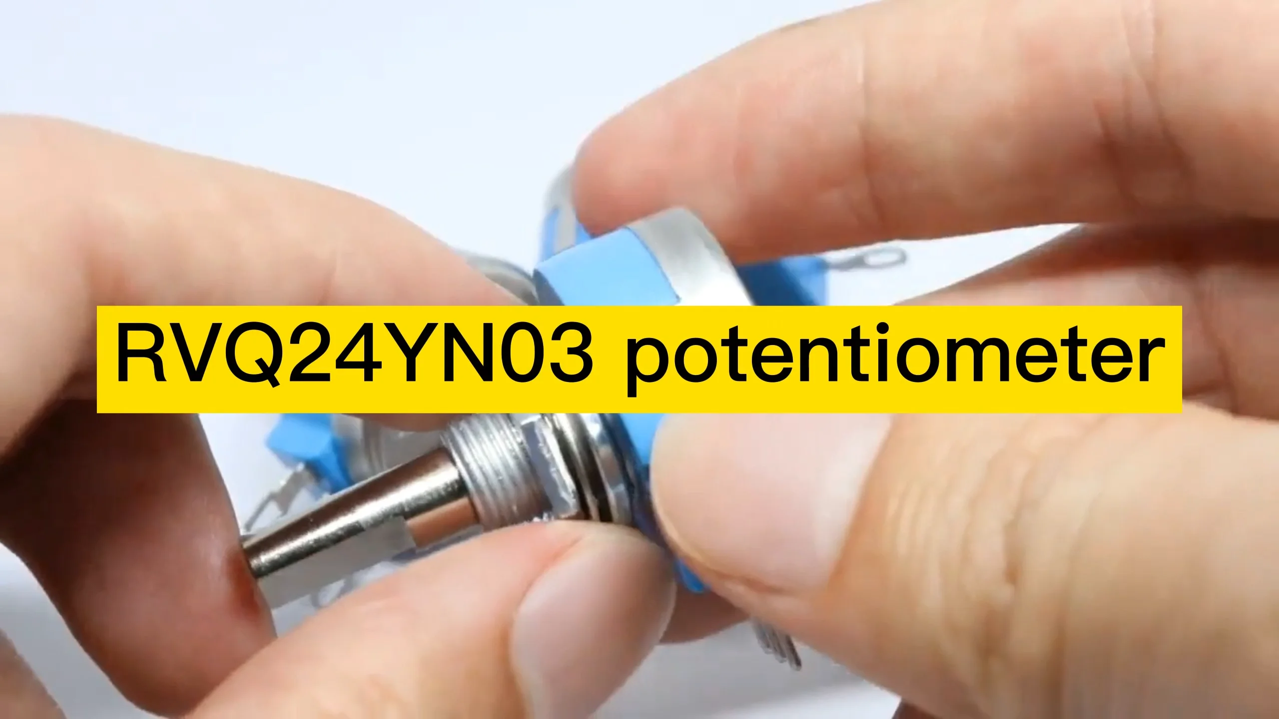 Rvq24yn03 30mm Shaft 5k Rotary Potentiometer With Switch - Buy Rotary ...