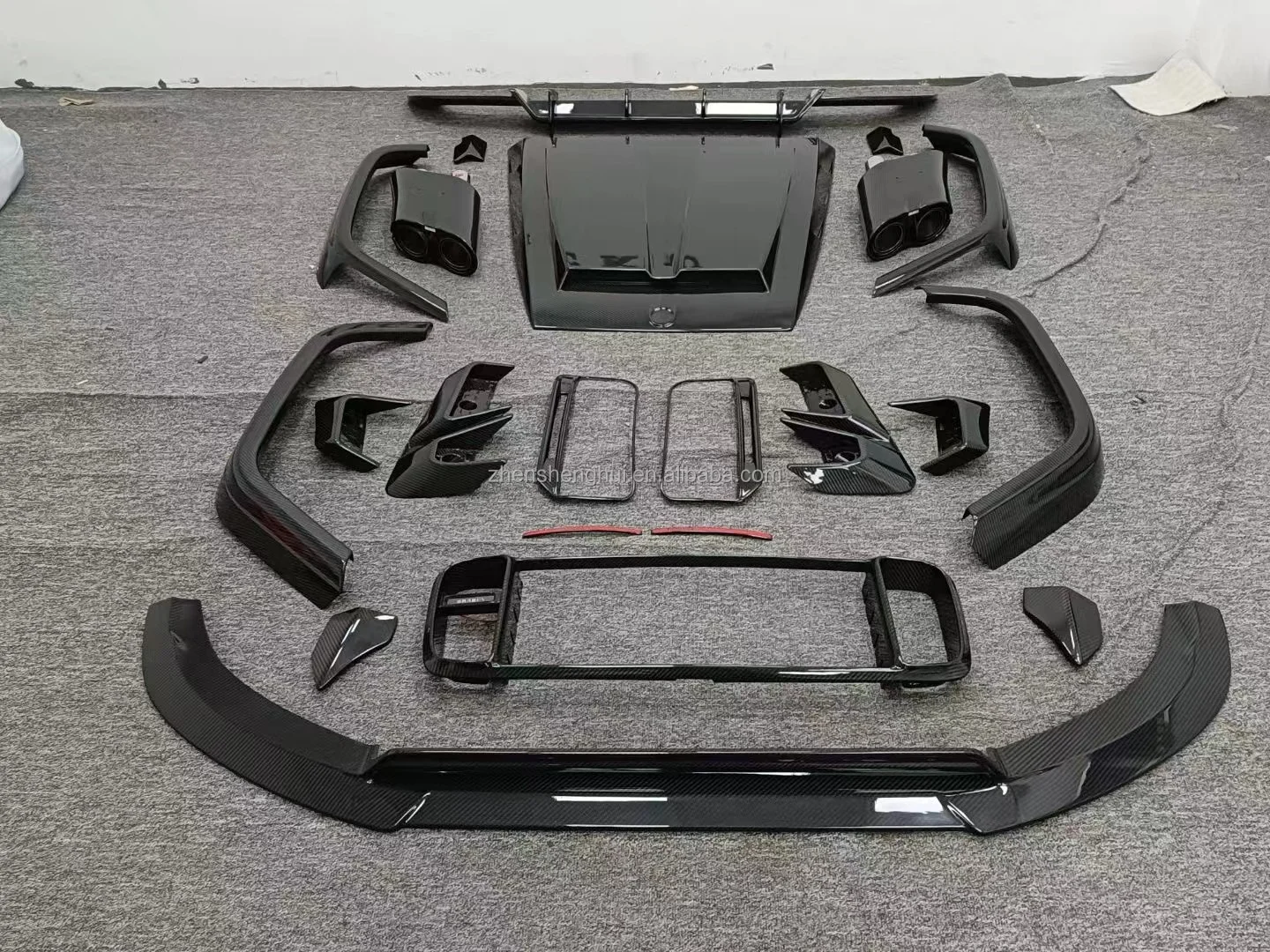 Dry Carbon Fiber Body Kit For Mercedes-benz G Class W464 G500 G550 G63 Upgrade To Brabus- Rocket ...