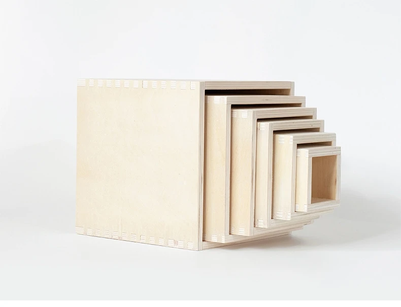 Wholesale Customized Wooden Rainbow Nesting Cubes Storage Stacking ...