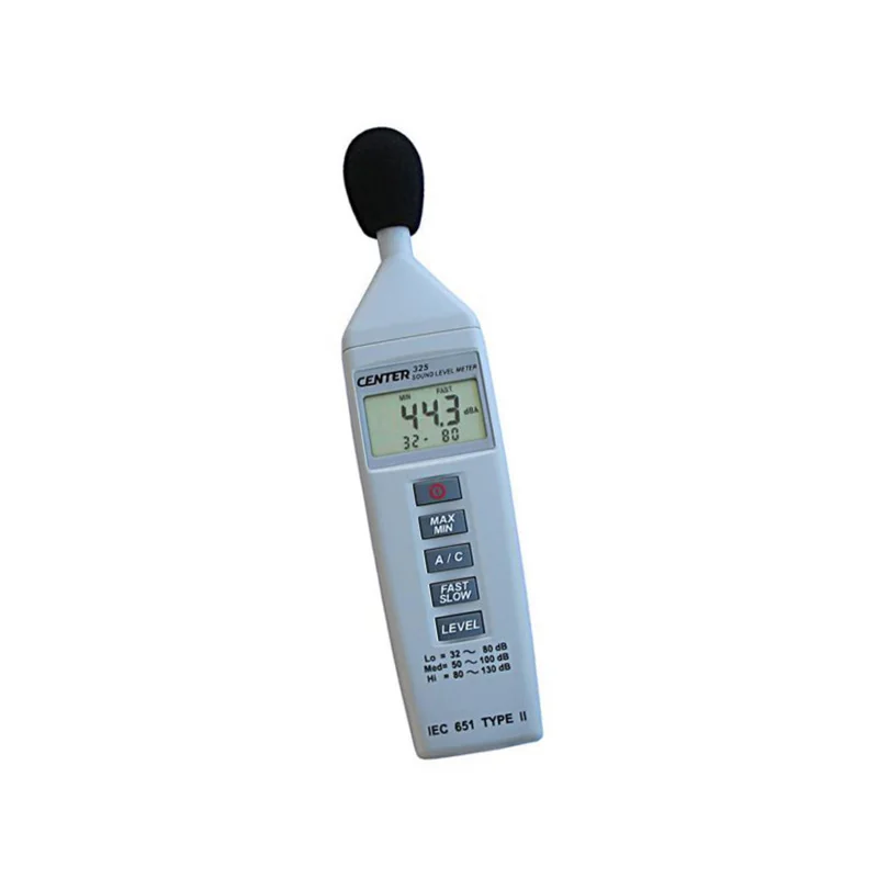 Compact Sound Level Meter Noise Level Tester Resolution 0.1DB CENTER ...