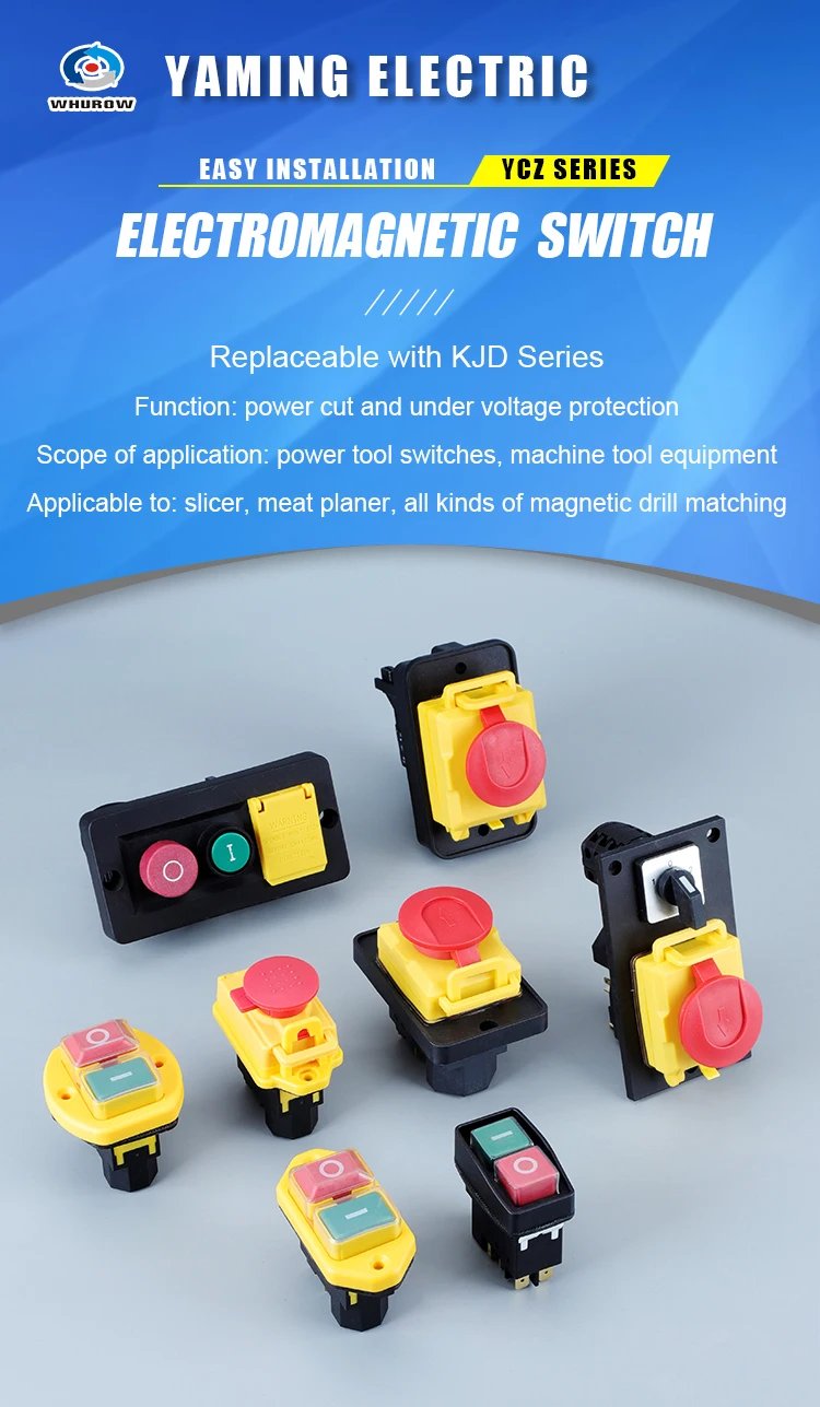 Electromagnetic Switch YCZ Series Waterproof Push Button Reset ...