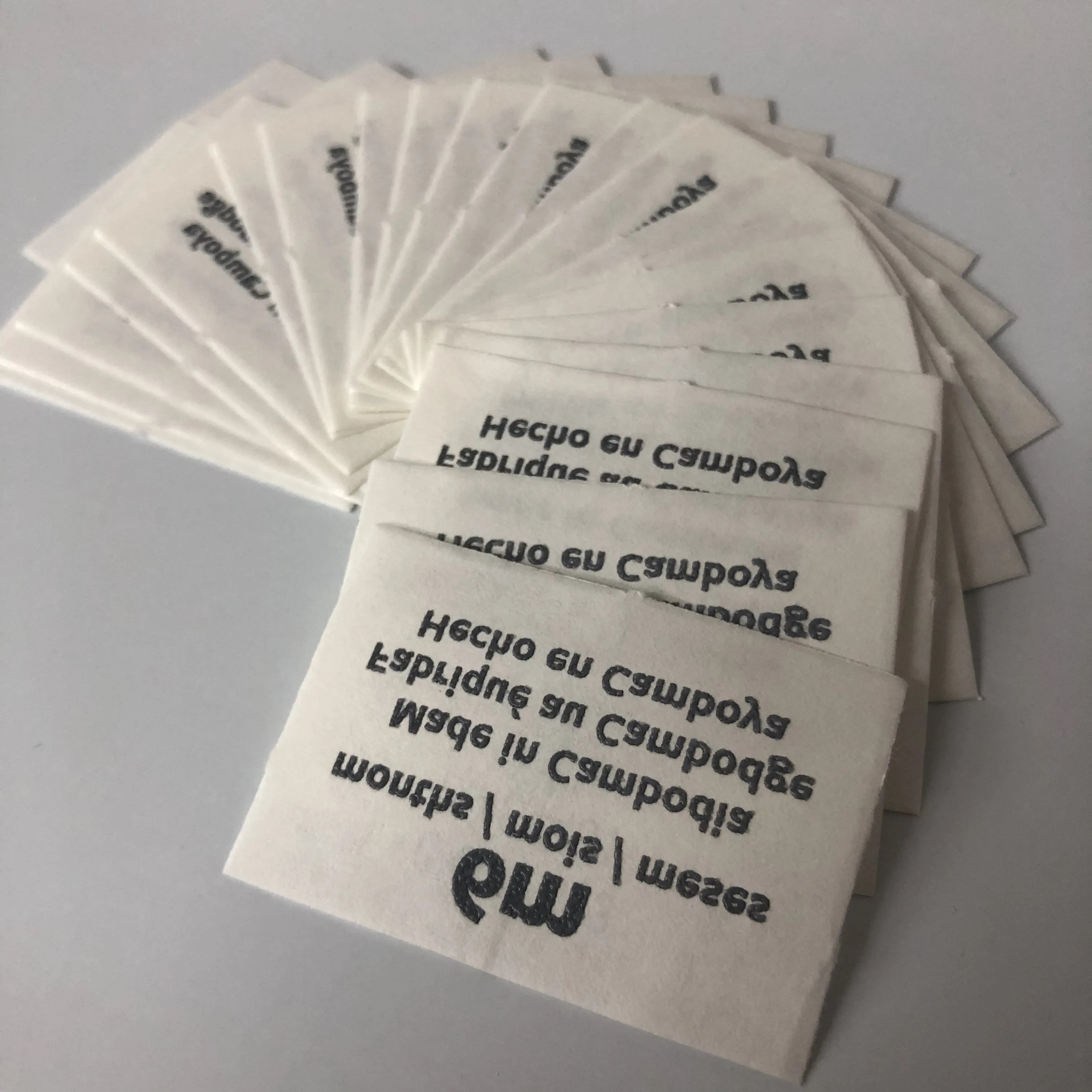 Factory Direct Price Custom Iron On Tagless Heat Transfer Neck Labels ...