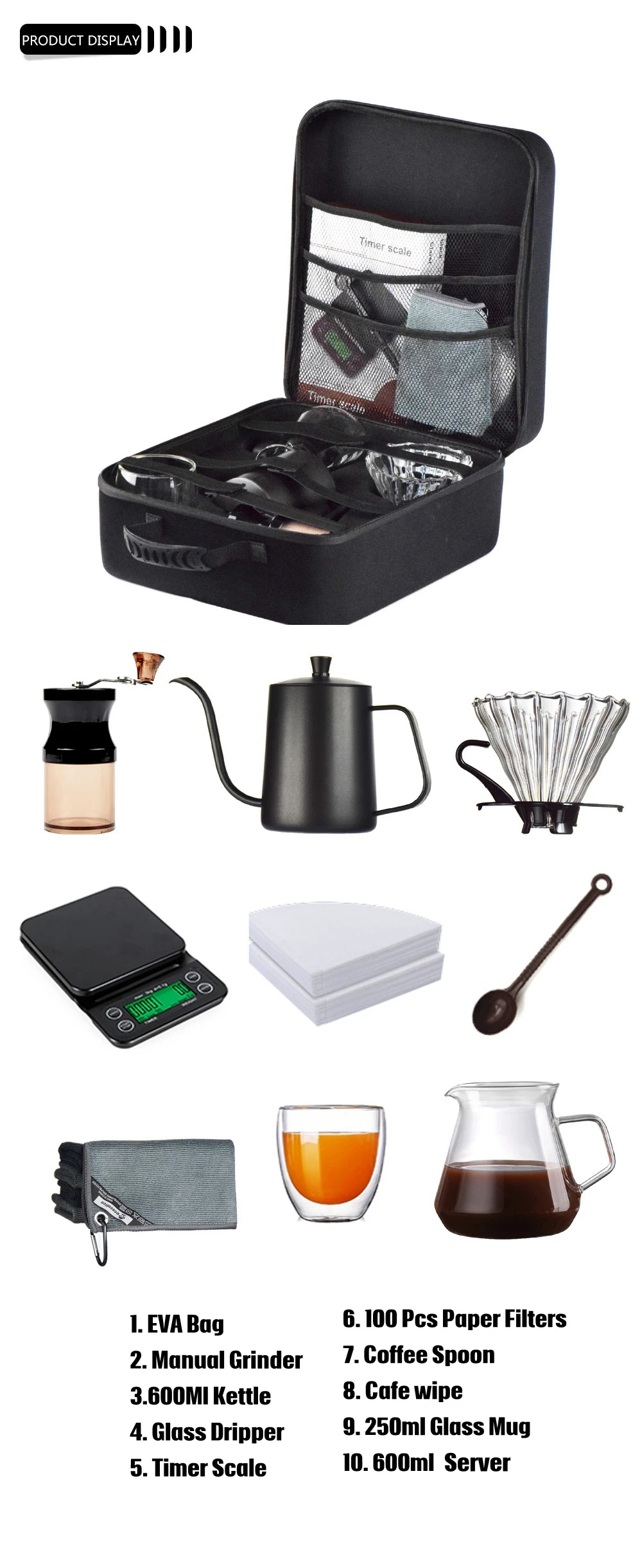 Ecocoffee Hand Drip Coffee & Tea Sets Coffee Set Coffee Pot Manual ...