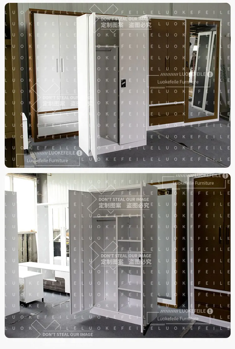 Metal Locker Steel Wardrobe Storage Cabinet Heavy-Duty Employee Locker ...