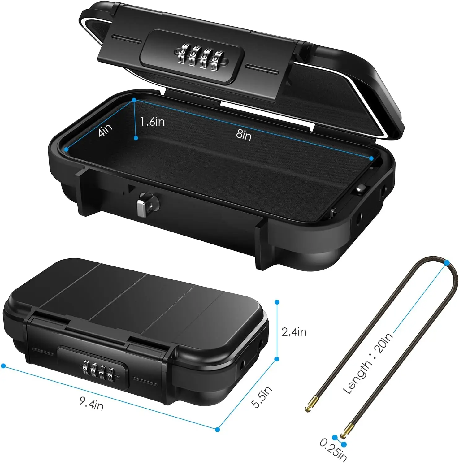 Secure Your Keys with a Portable Safe - Customizable Logo