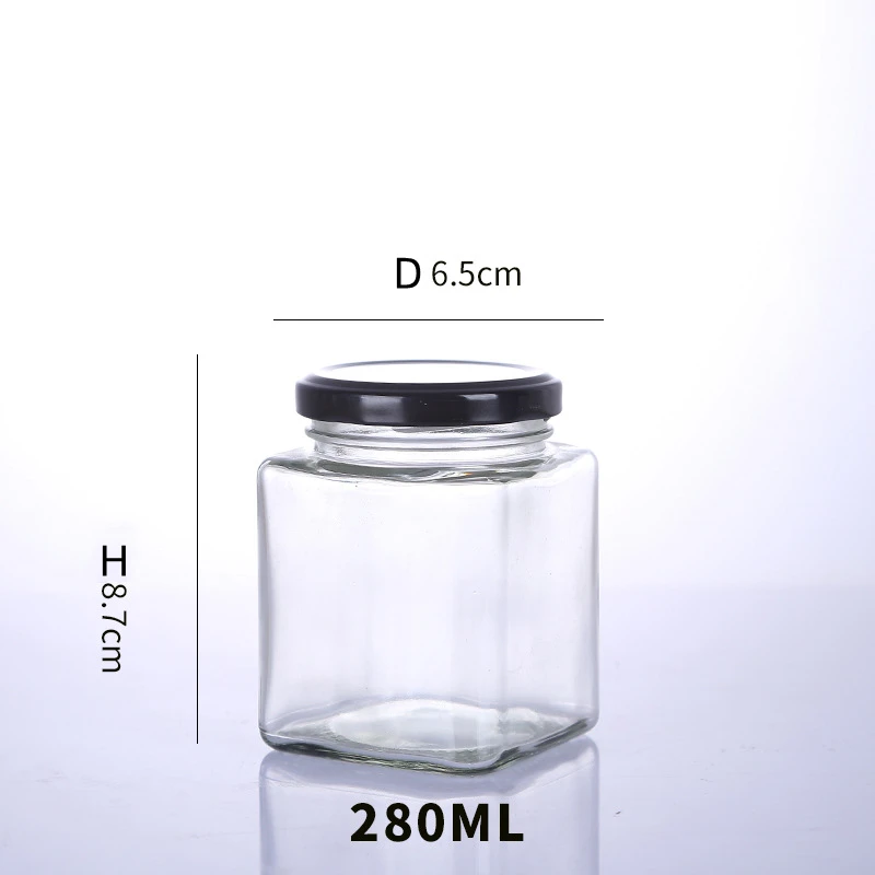 Glass Jars With Lids 50ml 80ml 100ml 150ml 200ml 280ml 500m 730ml