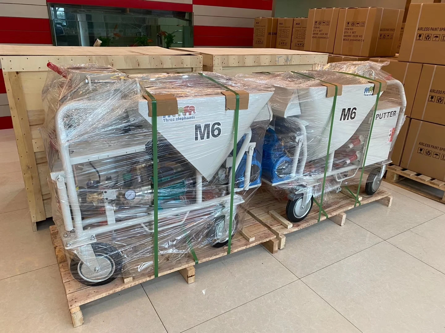 Yanfeng M6 Cement Mortar Sprayer (auto-mixing) Spray Almost All ...