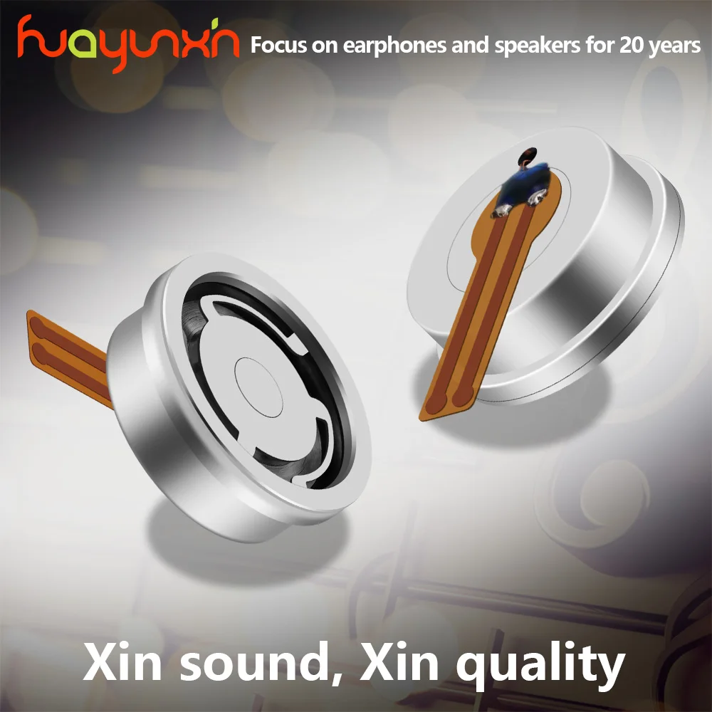 HUAYUNXIN HG16 Speaker Driver Unit 17.8mm 8ohm 110db/mw 1w Shrapnel ...
