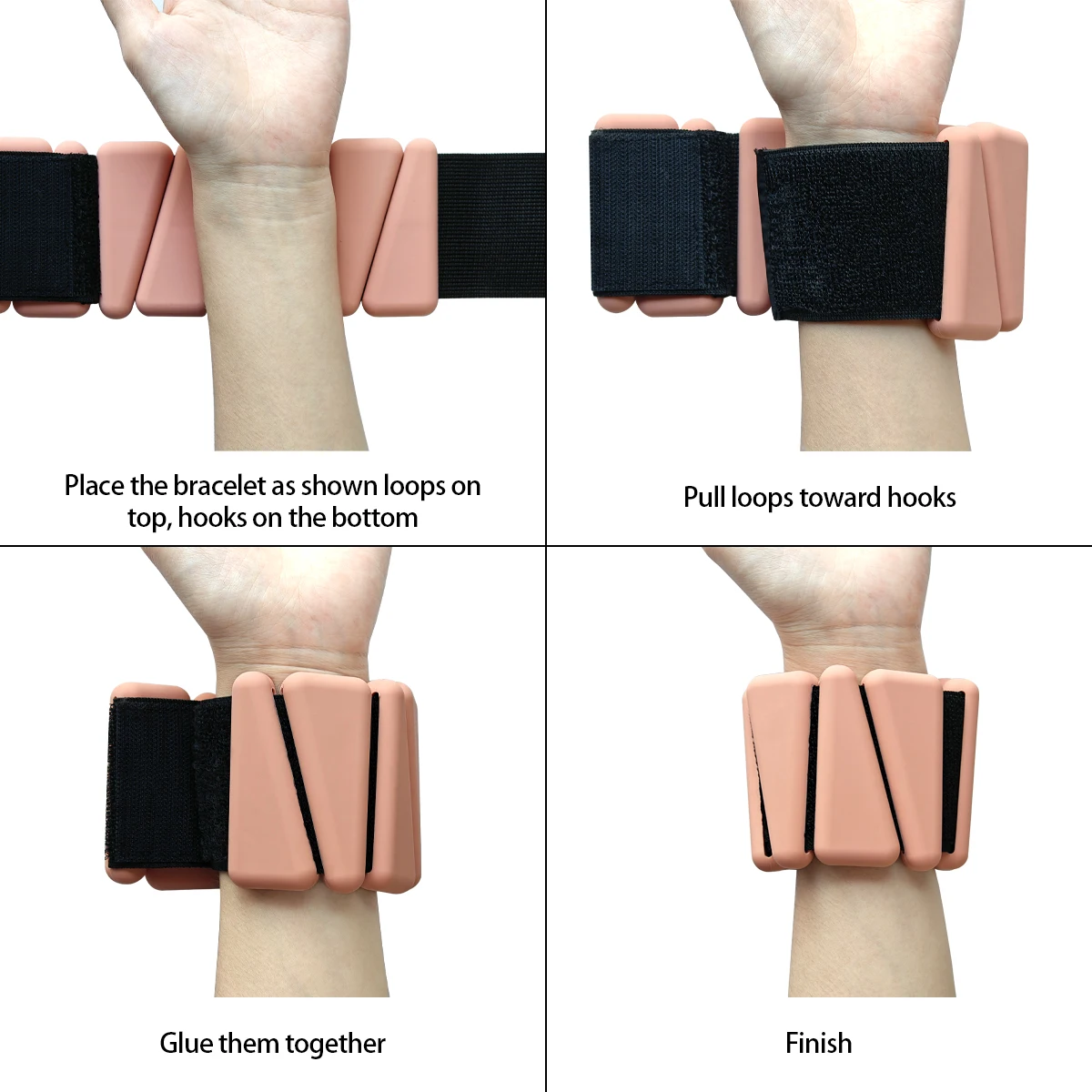 Wearable Fitness Bracelet - Weighted Wrist Wraps Bangle