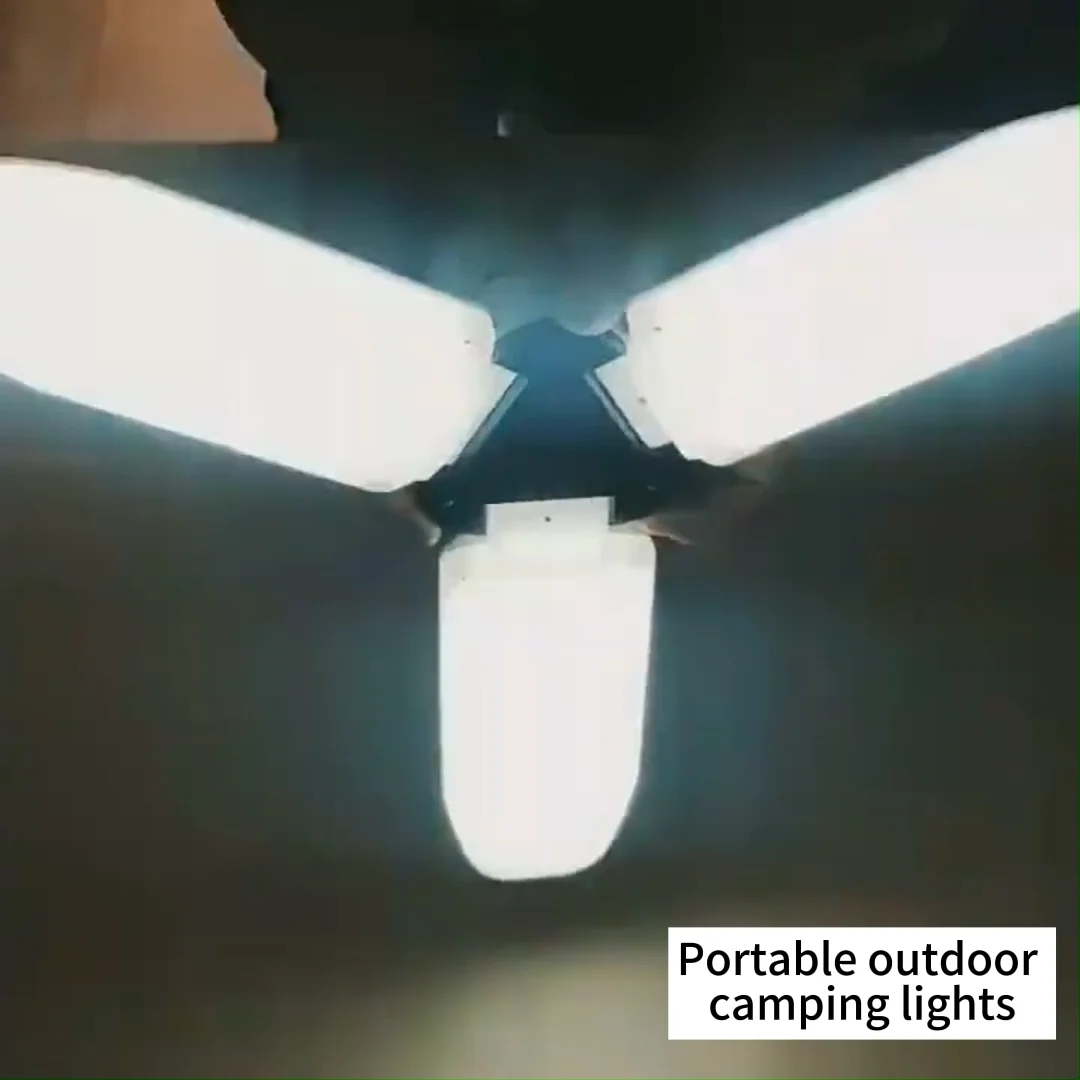 Usb Charging Led Trefoil Light Portable Outdoor Camping Light Tent ...