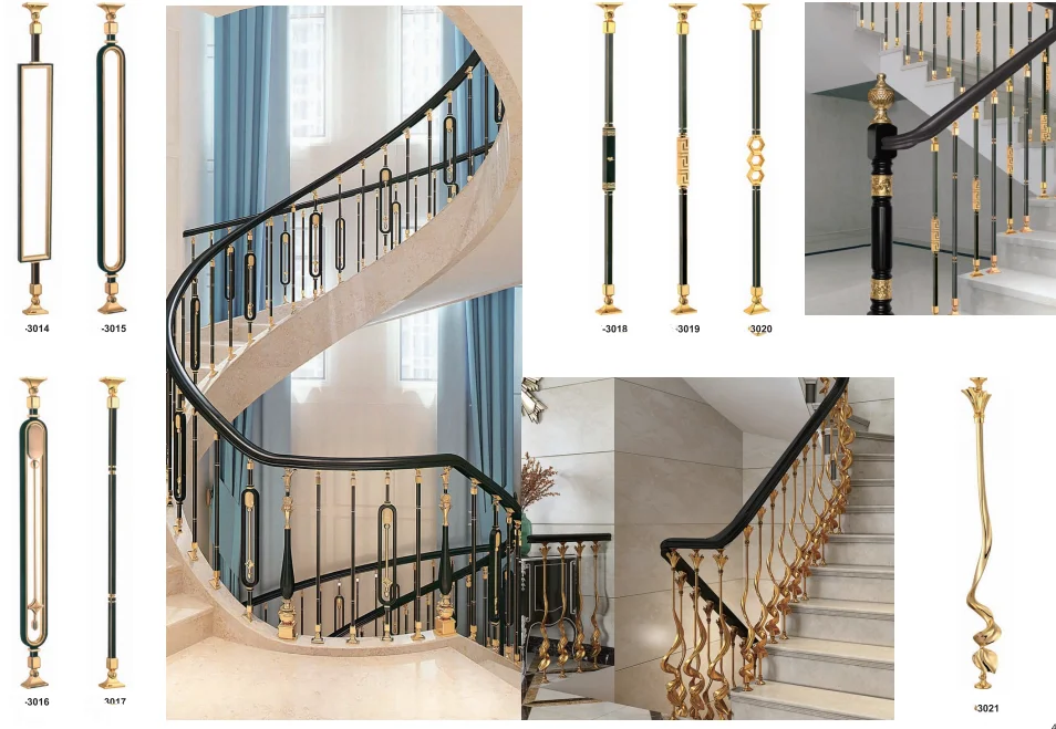 Modern Stair Step Pillar Acrylic Ball Crystal Acrylic Stair Baluster ...