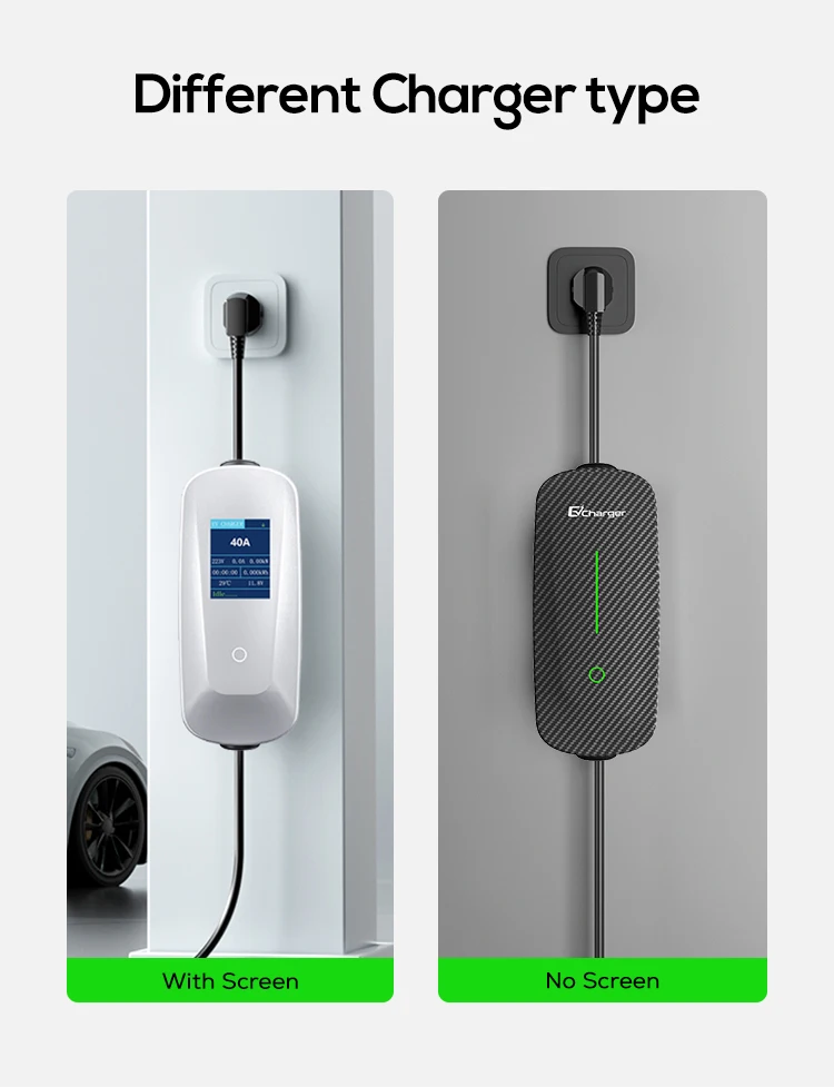 Ovrod Electric Car 16a Mode 2 Evse Charging Box Level 2 Portable Ev ...