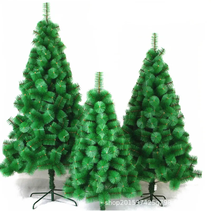 Green Slim Artificial Led Christmas Tree Decoration 180cm Pe+ Pvc ...