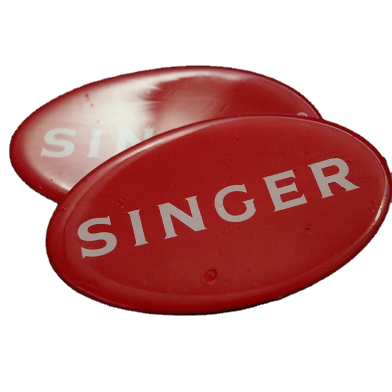 Clear Resin Label Stickers New Design Customizable Logo Doming Sticker ...