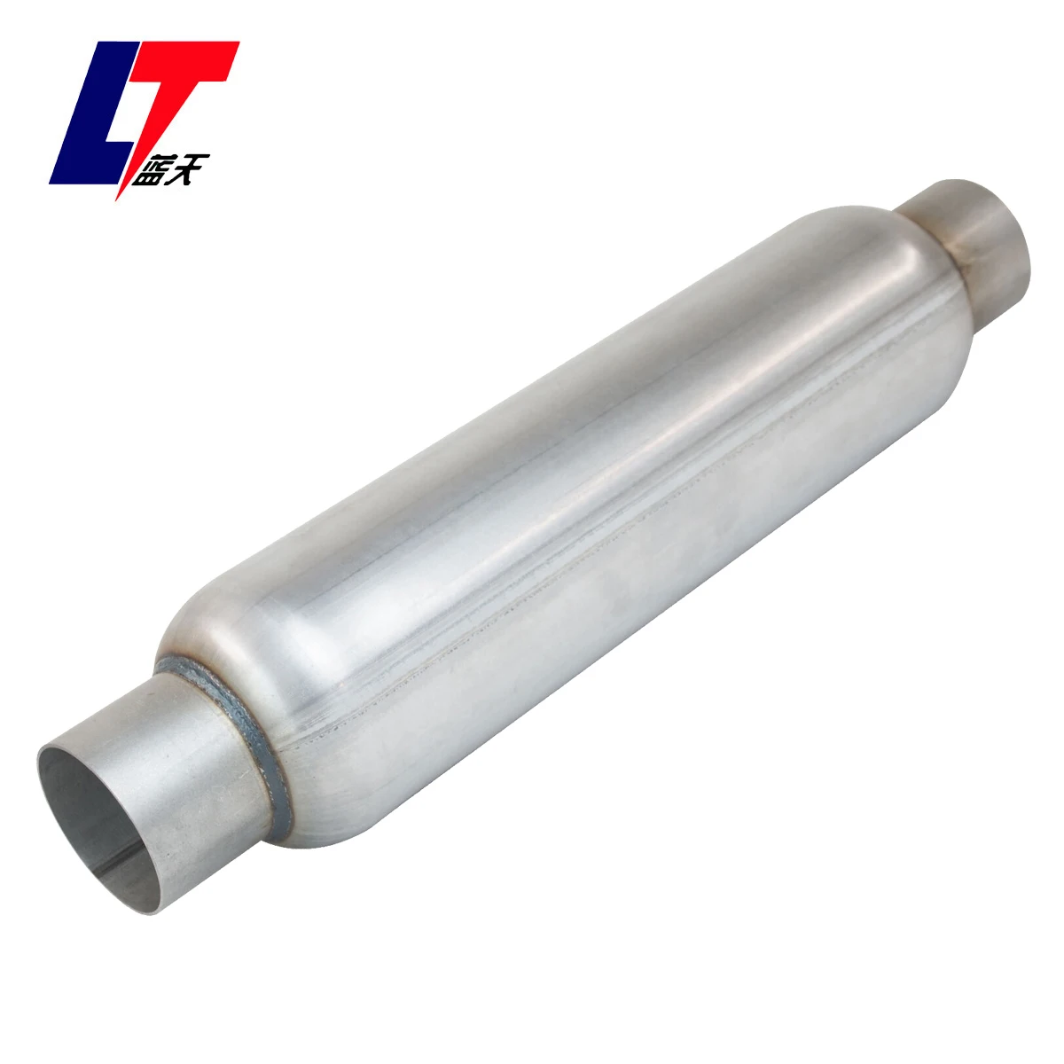 Glass Pack Straight-Through Muffler - Universal - Aluminized Steel ...