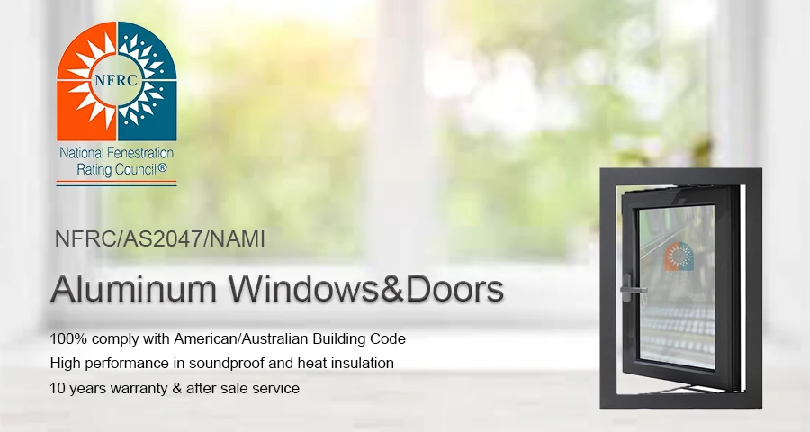 NFRC NOA AS2047 Aluminum Window Manufacturers - Durable & Stylish