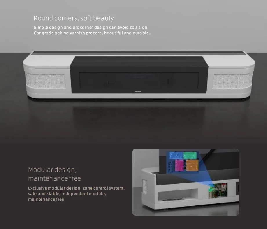 100 Inch Motorized Floor Rising Projector Screen + Intelligent Laser Tv ...