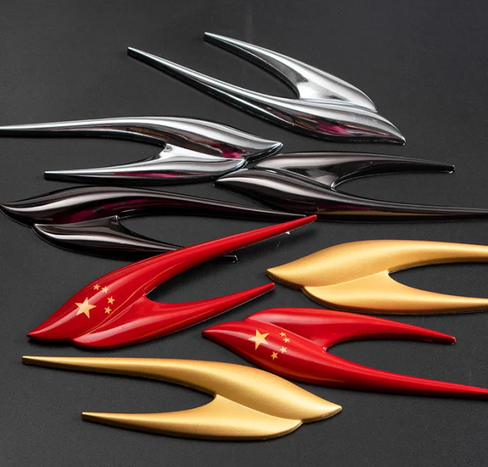 Custom 3d Logo And Plastic Badges Emblem Logo Head Badge Sticker Car ...