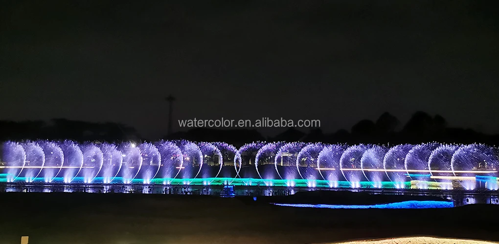 Outdoor 60M Lights Dancing Musical Water Pond Fountain Pool Water Show ...
