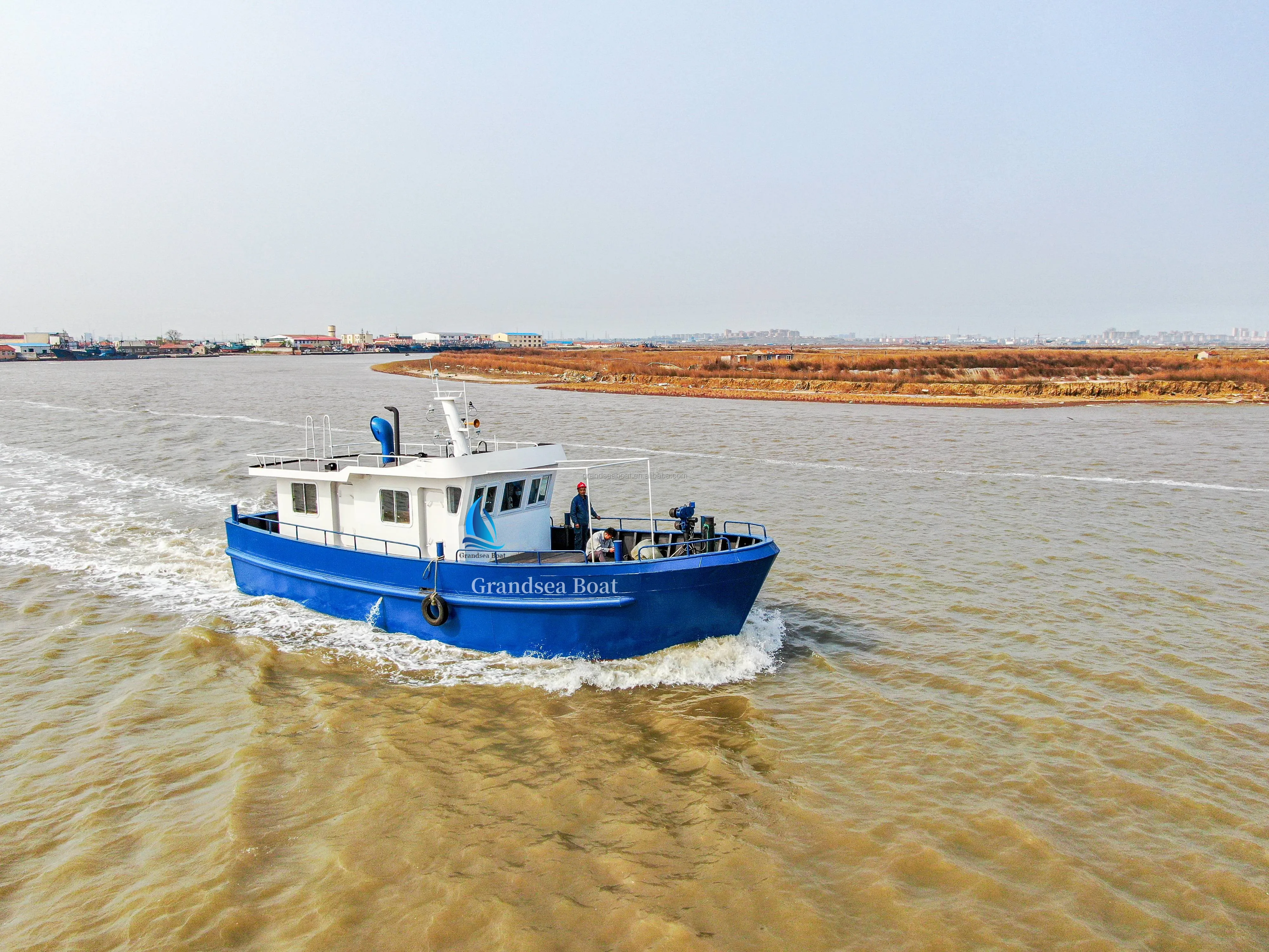 14m Grandsea Offshore Gillnet Commercial Fishing Boat with 210hp ...