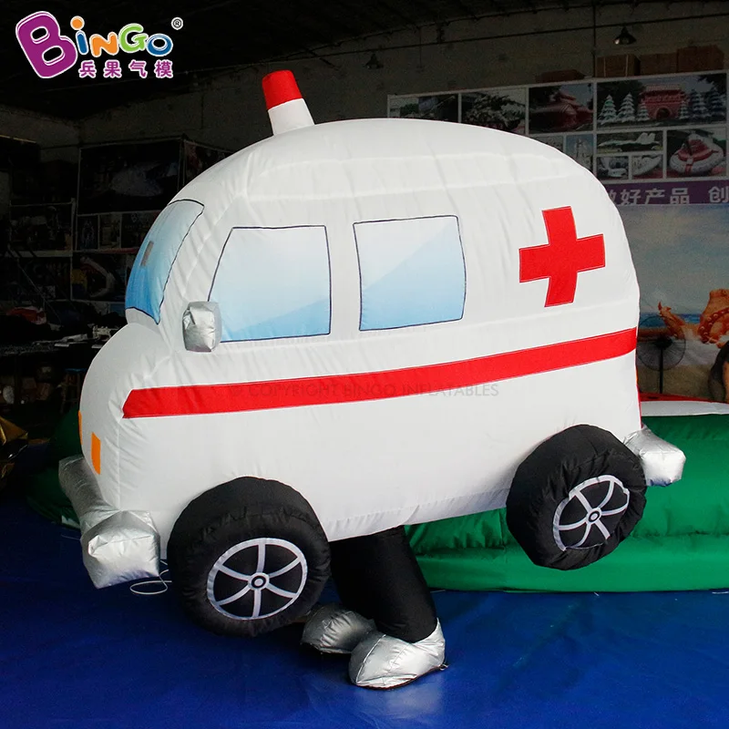 Bingo Parada Custom Advertising Inflatable Custom Walking Ambulance Car ...