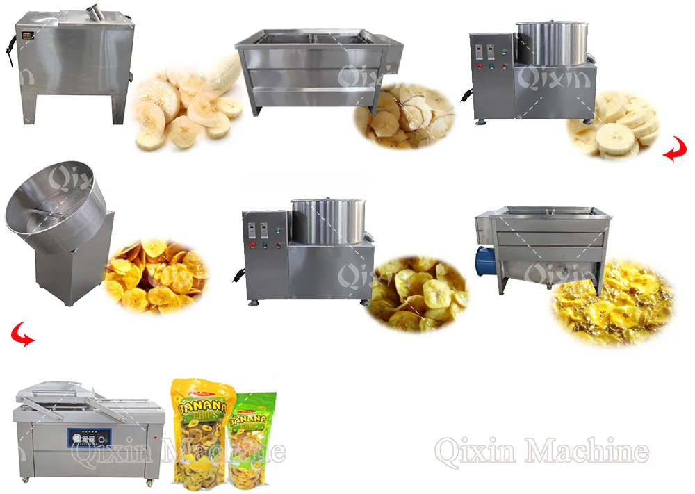 High Quality Small Scale Plantain Chips Processing Plant Make Making ...