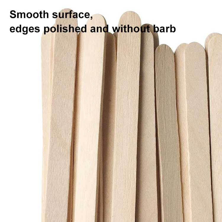 Customised Biodegradable Popsicle Stick Disposable Wooden Tongue ...