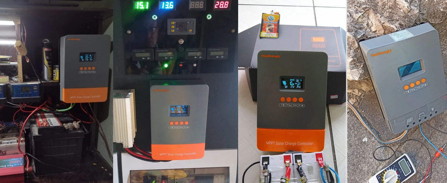 Controller 20a Pwm Solar Power Thin Charging Receiver 12v 24v 36v 48v ...