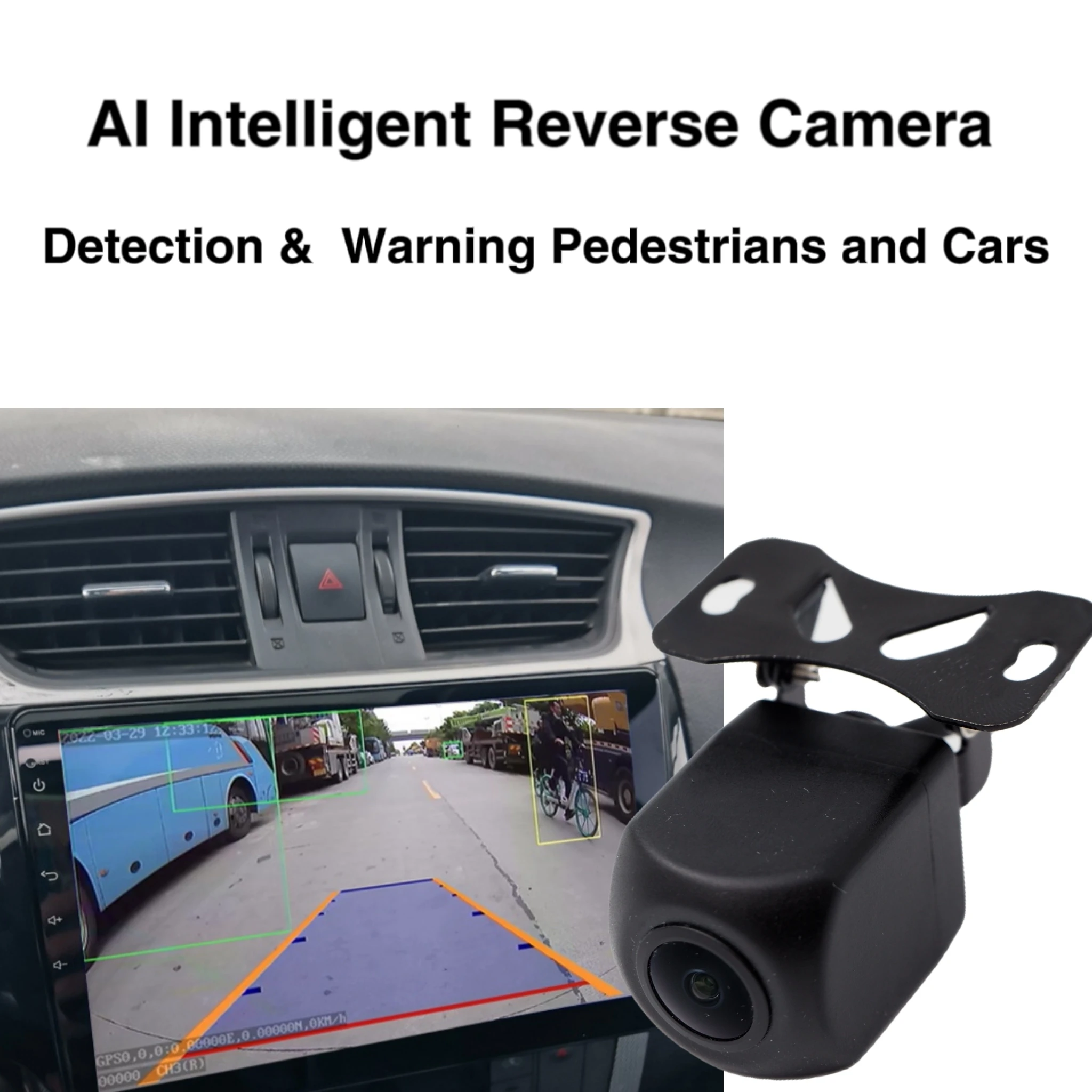 2023 AI Reverse Camera Night Vision Parking Sensor Ai Reversing Camera ...