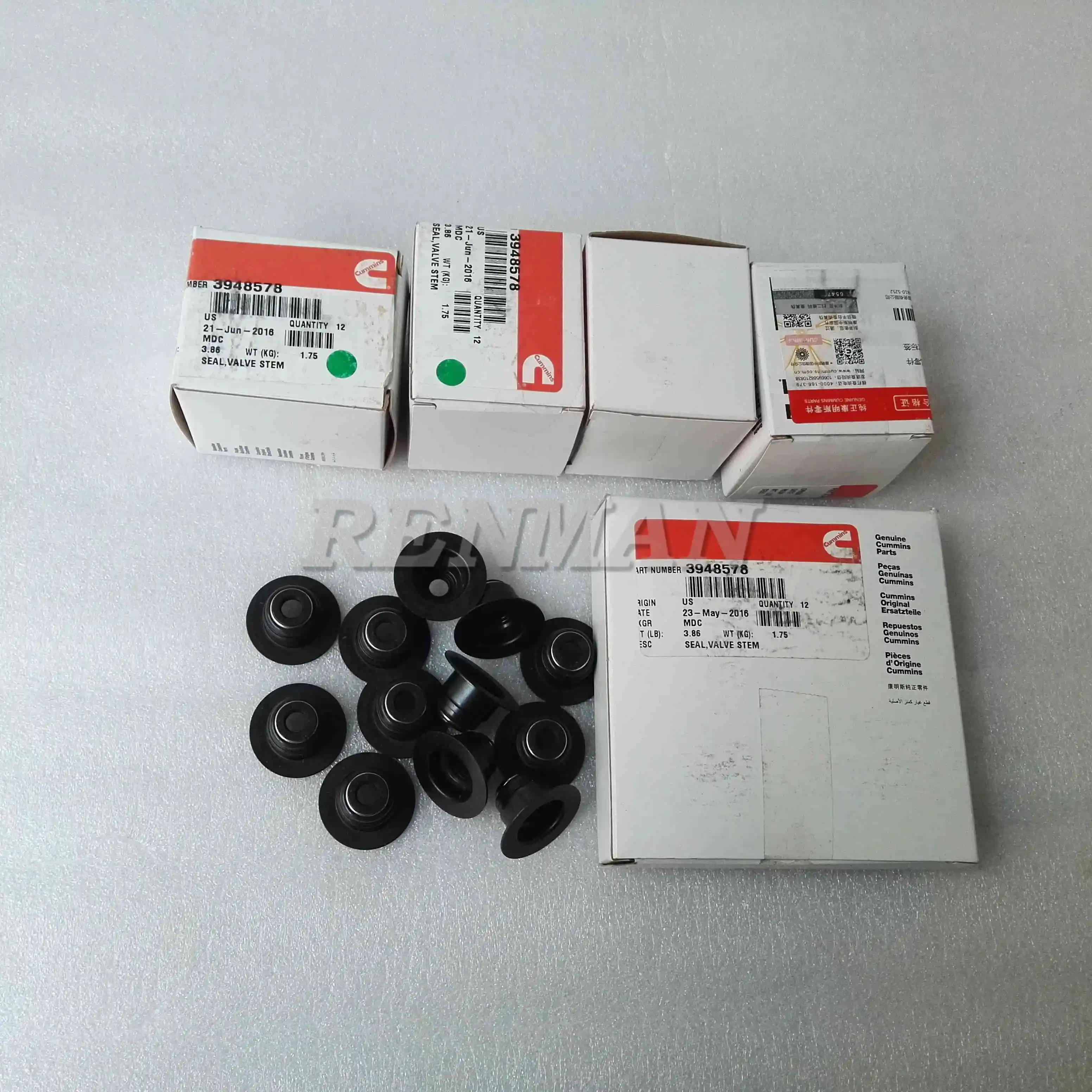 Isle L375 Qsc8.3 Qsl9 Cummins Engine Parts Valve Stem Seal 5253590 ...