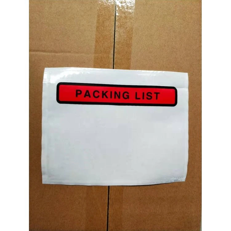 Custom Waybill Pouch Waterproof Plastic Envelopes Clearly Pouches ...