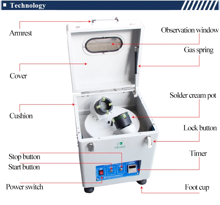 Efficient Industrial Automatic Solder Cream Mixer SMT