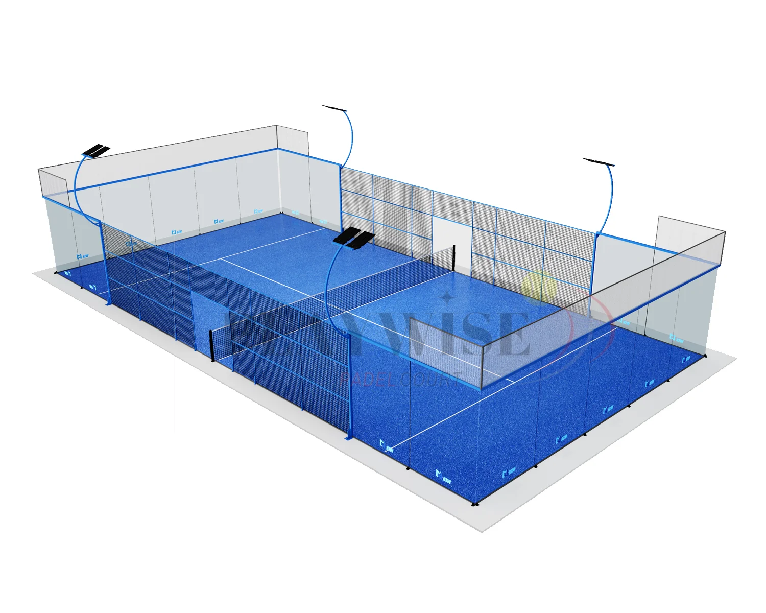 Padel Court with Removable Roof - Perfect for Paddle Tennis