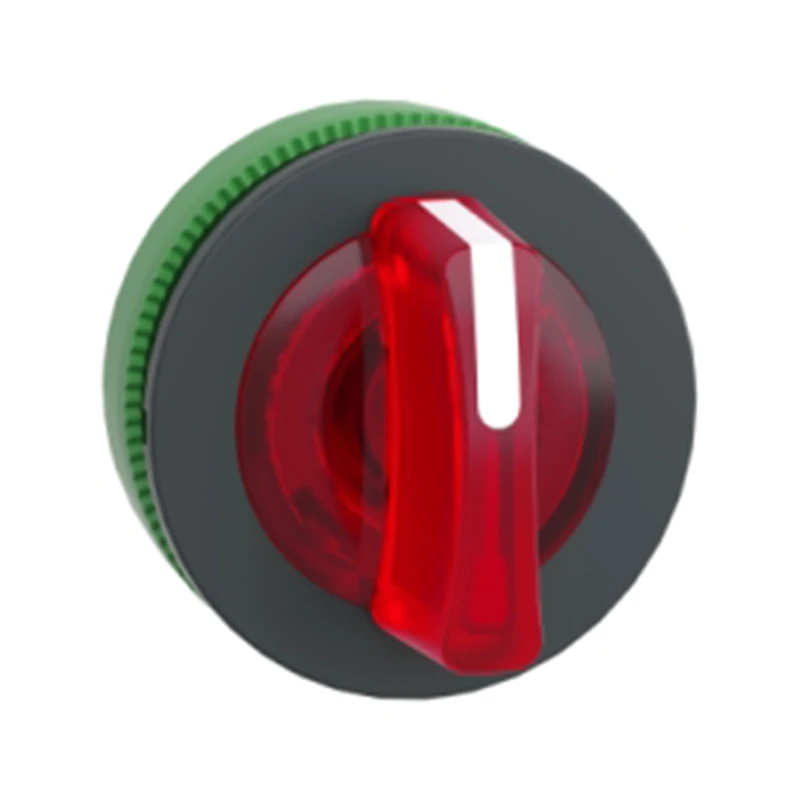 Zb5fk1543 Flush Mounted Red Illuminated Selector Switch Head 3 Pos ...