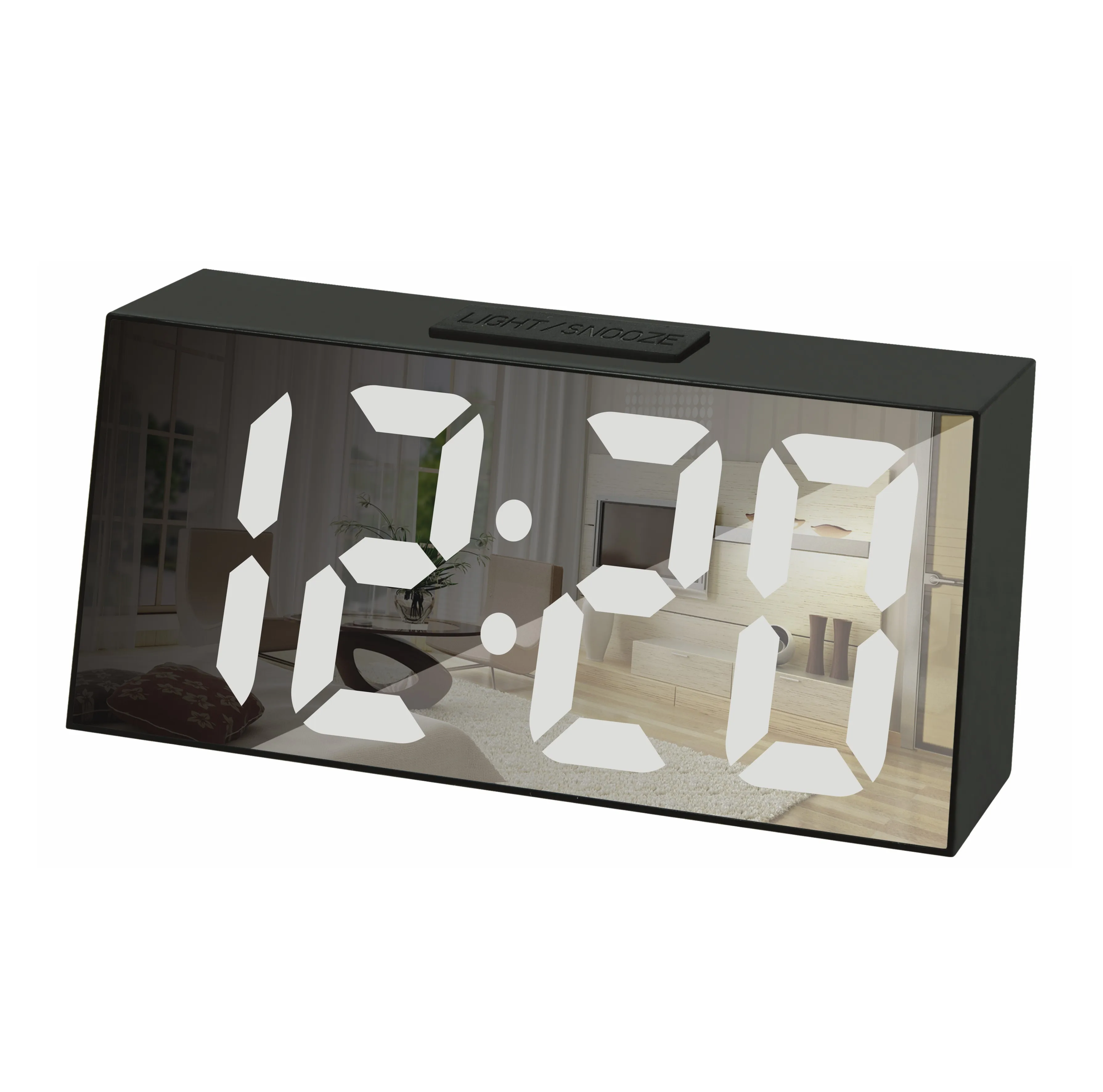 Large Digital Led Alarm Clock Smart Alarm Clock With Color Screen And ...