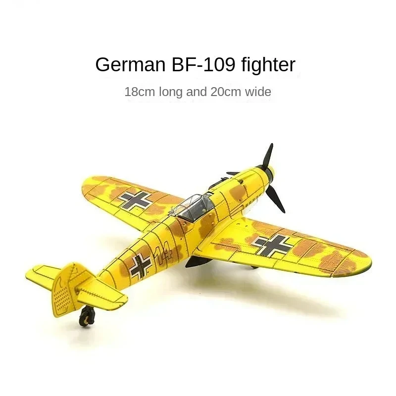 4d World War Ii Aircraft Bf-109 Fighter Assembly Model 4d Stereo ...