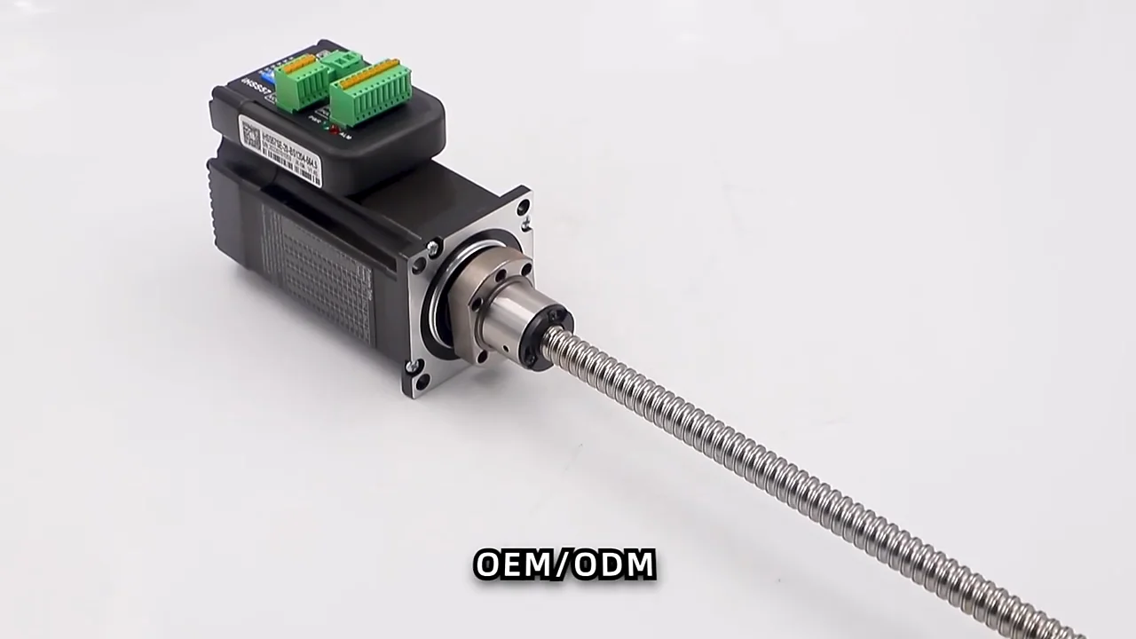 Custom Closed Loop Lead Screw Stepper Motor With Integrated Driver For ...