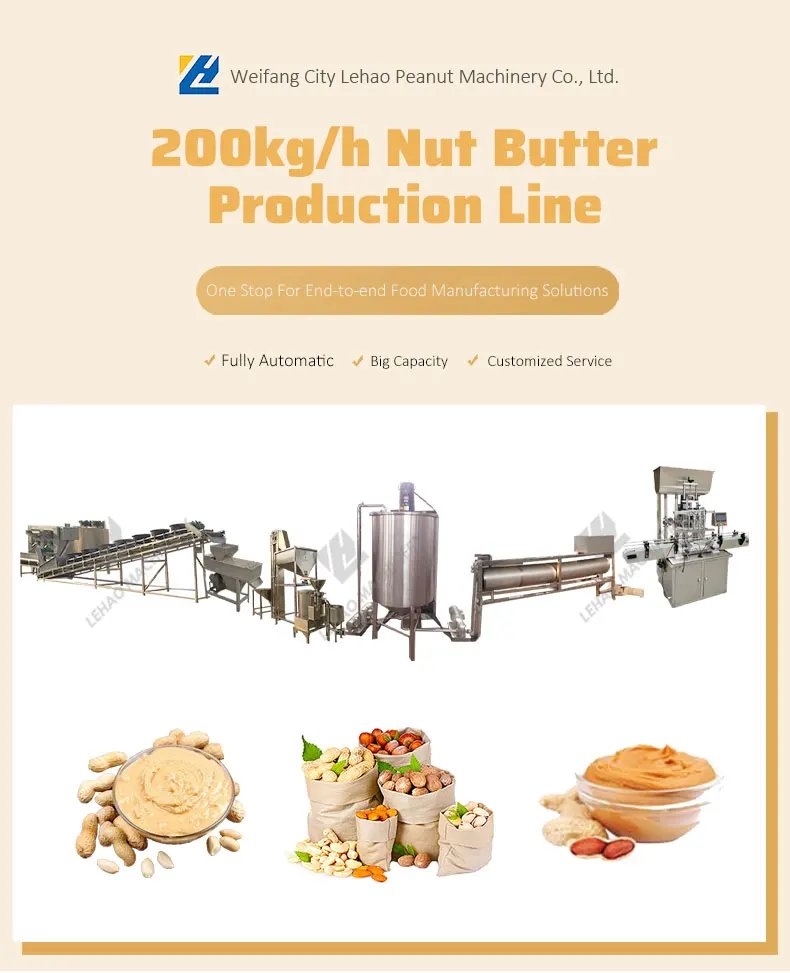 Automatic Stainless Steel Peanut Butter Production Line