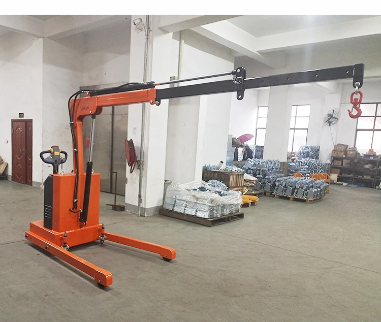 200kg 300kg 500kg 800kg 1000kg Hand Operation Mobile Mini Crane Portable Small Lift Floor Crane ...