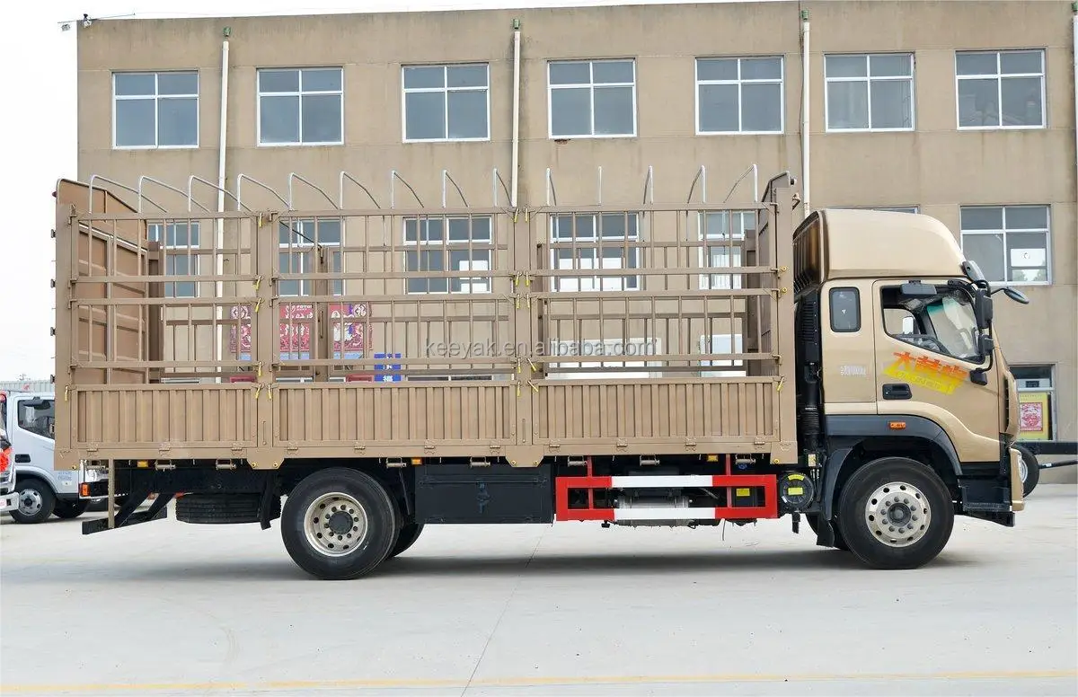 Foton Fence Trucks 10 Tons 4*2 Heavy Duty Fence Truck Diesel 245hp ...